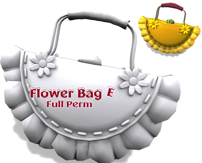 Second Life Marketplace - Flower Bag E